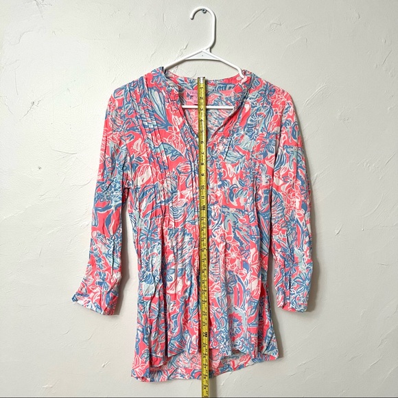 Lilly Pulitzer | Tops | Lilly Pulitzer Sarasota Pintuck Tunic In Pink ...